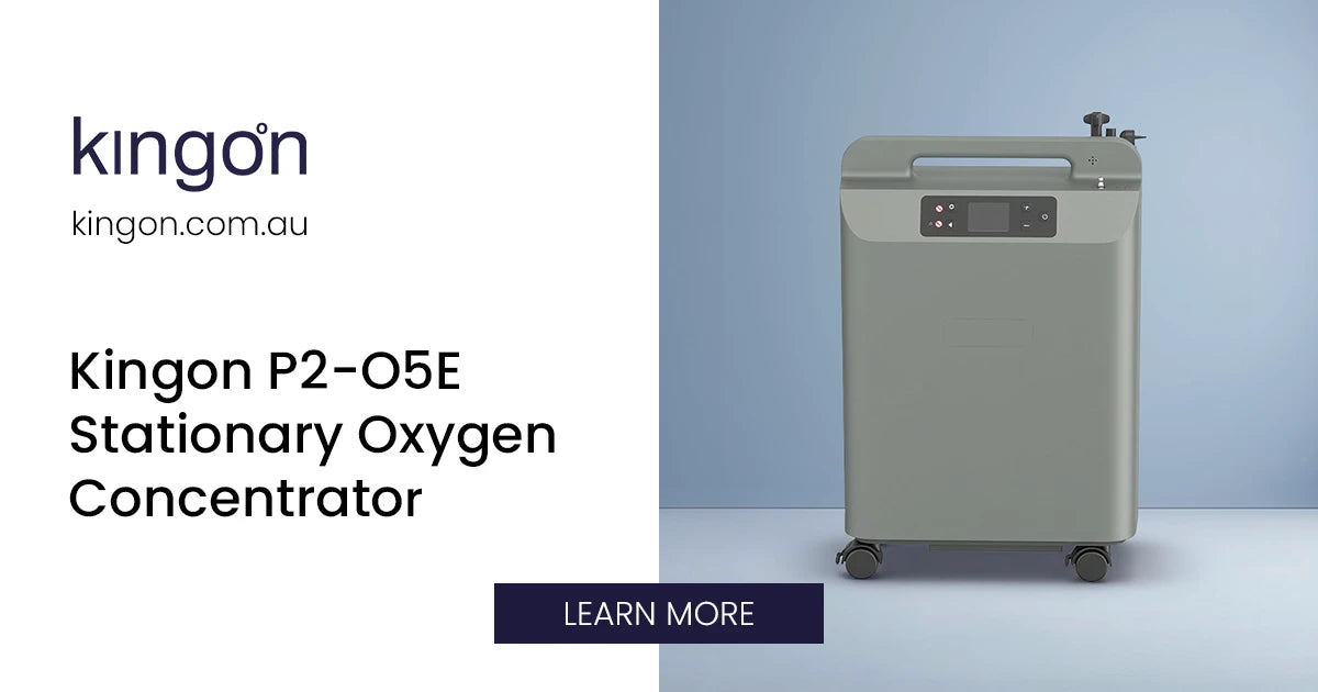 Kingon P2-O5E Stationary Oxygen Concentrator – Kingon Australia Pty Ltd